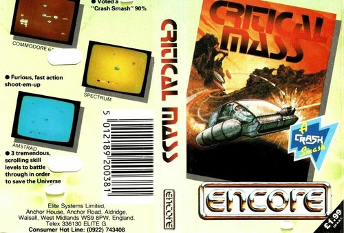 Critical Mass 1990 Encore Elite Systems COMMODORE 64/128 NEW NOS | eBay