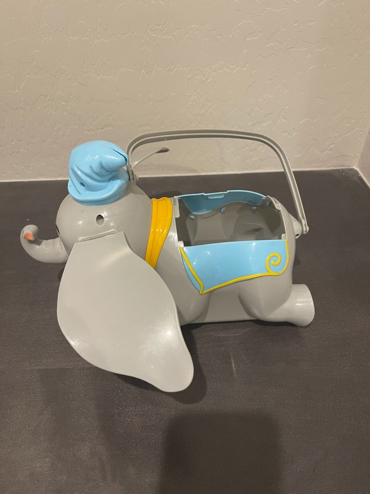 Walt Disney World Popcorn Bucket Flying Dumbo Elephant Grey Blue ...