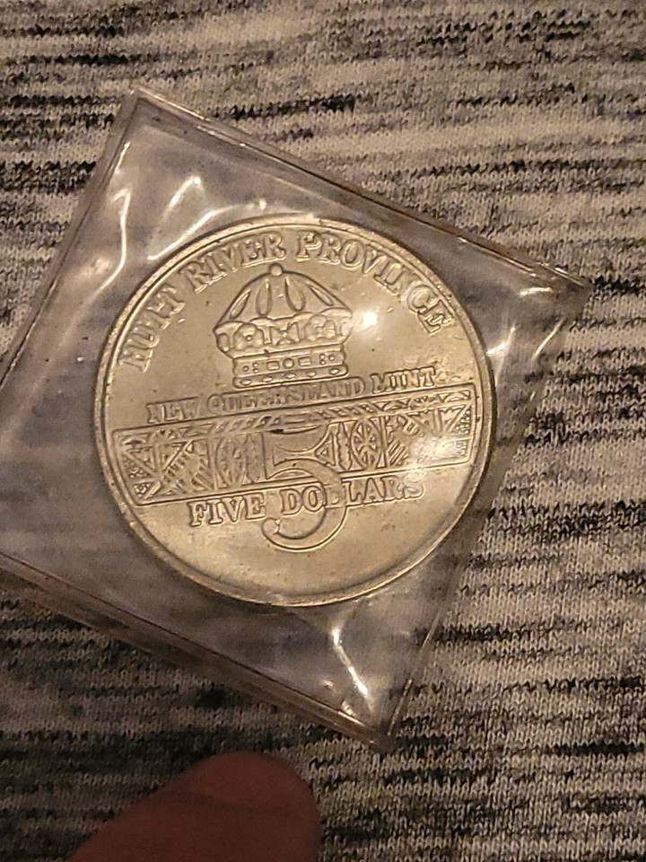 1991 Desert Storm Coin Hutt River Province 5 Dollars New Queensland ...