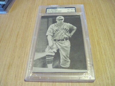 Vintage Cincinnati Reds Ted Petoskey Auto photograph PSA/DNA 6 ex-mt | eBay