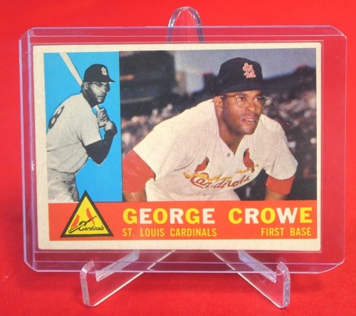 George Crowe 1960 TOPPS Baseball Card #419 EX | eBay