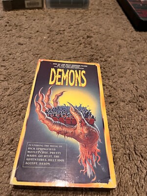 Demons VHS rare box 1985 | eBay