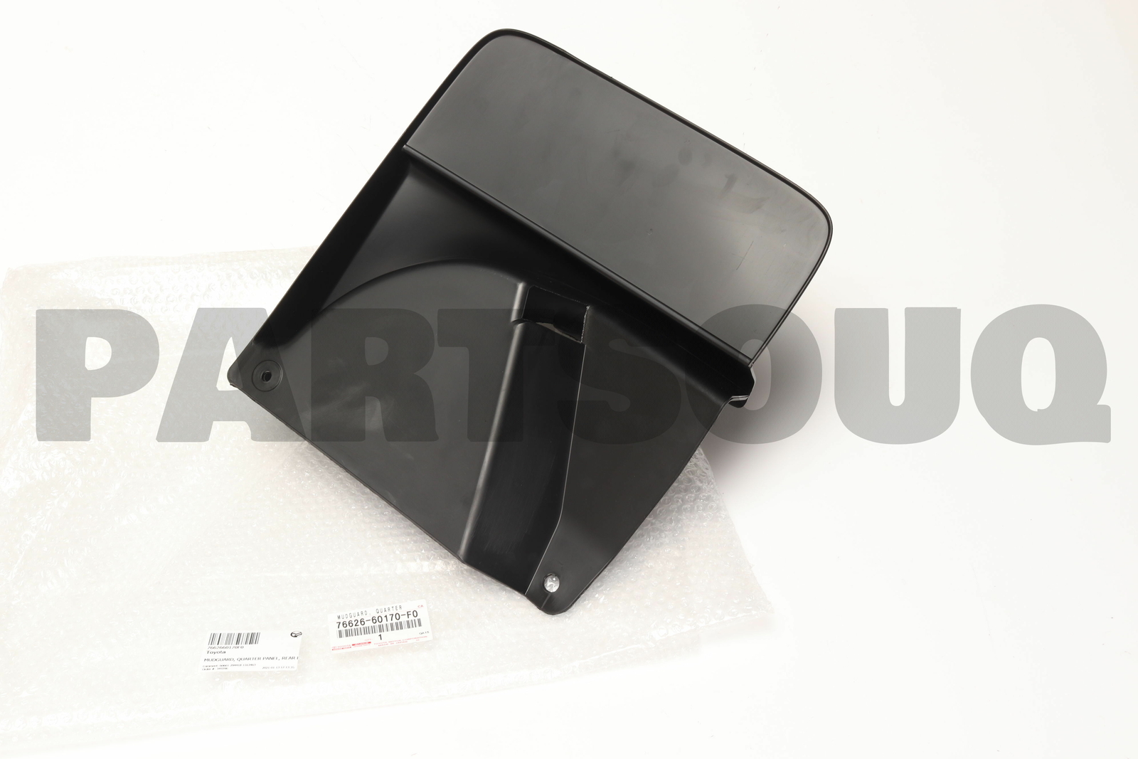 7662660170F0 Genuine Toyota MUDGUARD, QUARTER PANEL, REAR LH 76626 ...