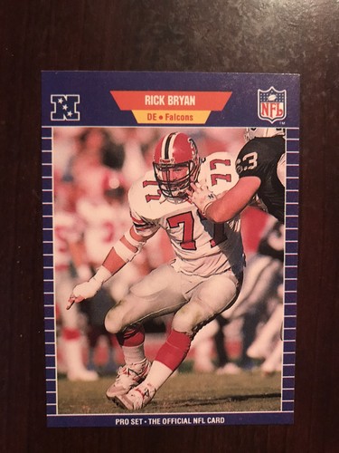 1989 Pro Set #3 - Rick Bryan - Atlanta Falcons | eBay
