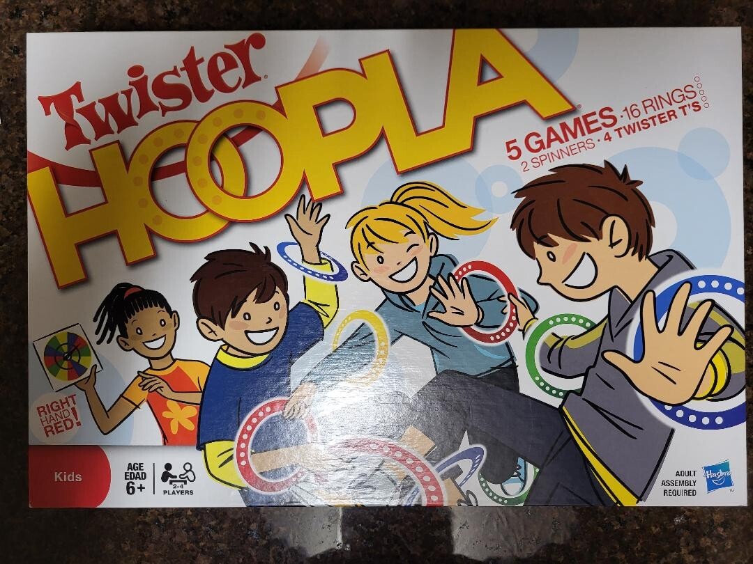 Twister Hoopla Game With A Twist Family Active Game Night Fun Kids ...