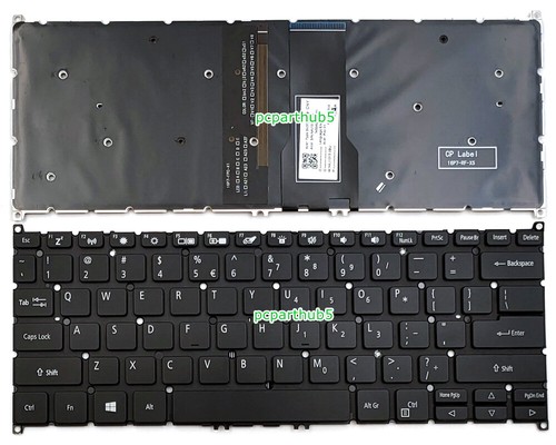 New Acer Spin 5 SP513-54N SP513-54N-5545 SP513-54N-74V N19W3 Keyboard ...