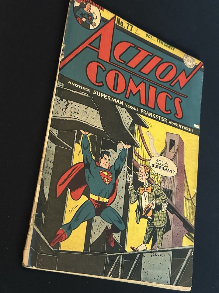 Action Comics #77 DC Comics Featuring Superman- Golden Age - 1944 | eBay