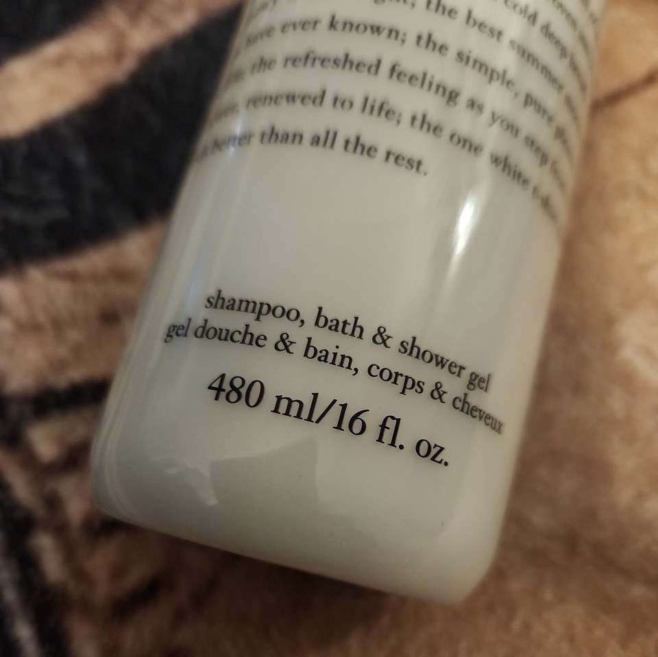 Philosophy PURE GRACE Shampoo Shower Gel & Bubble Bath 480ml/16 fl.oz ...