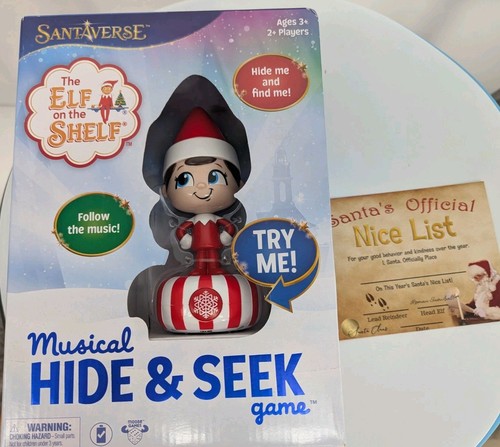 The Elf On The Shelf Musical Hide & Seek Game and Santas nice list | eBay