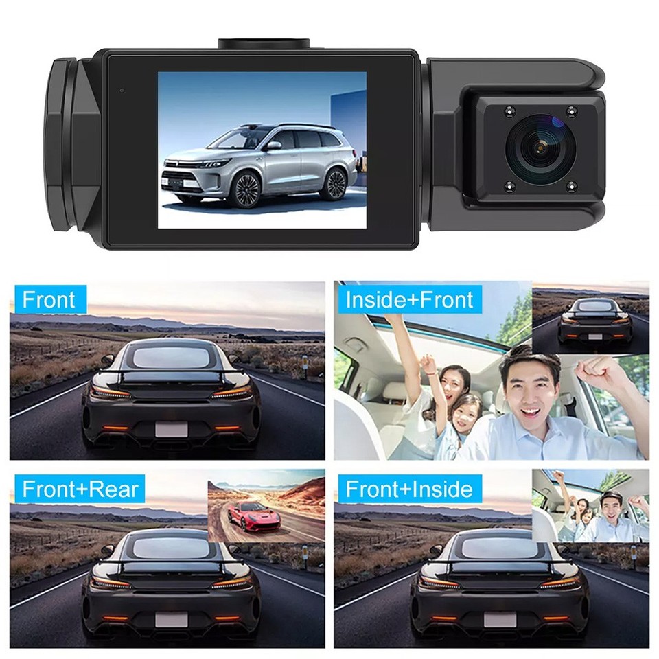 Wifi Dash Cam Pro Car Camera Recorder Dual Lens Front Rear HD 1080P ...