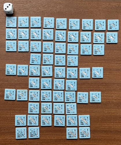 Advanced Squad Leader ASL Code of Bushido / Gung Ho 5/8” & 1/2” info C ...