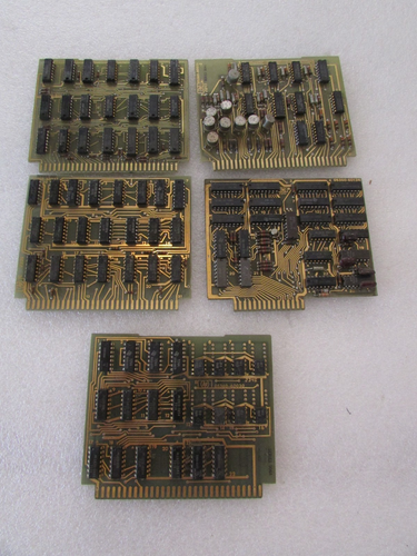 5 Nice Gold Plating Circuit Boards With Gold Leg IC's For Scrap Gold ...