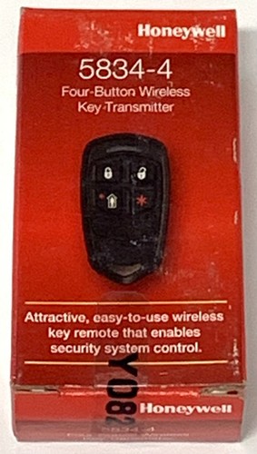 Honeywell 5834-4 Four-Button Wireless Key Transmitter/FOB | eBay