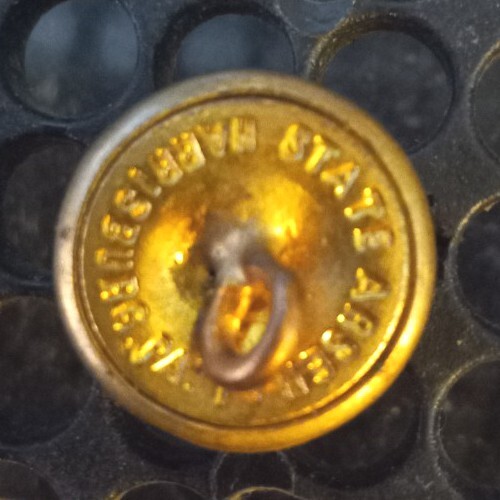 1898-1902 Spanish American War Pa NG Button Marked State Arsenal ...