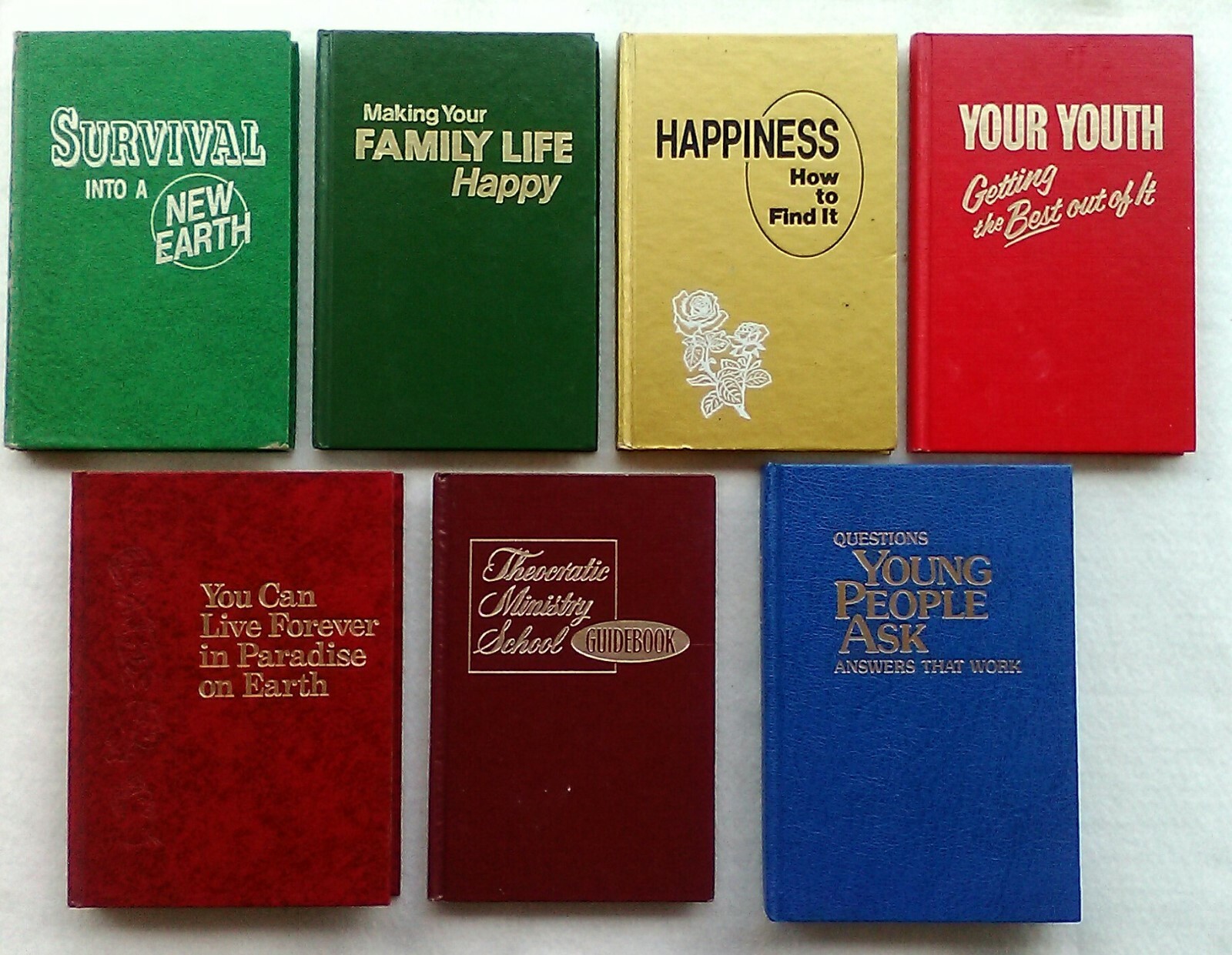 Jehovah Witnesses Devotional/Study books- Lot of 7 Copyrights 1970s ...