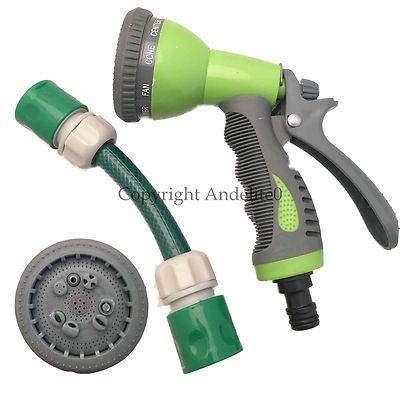 TEN SETTING Spray Gun With 2 Connectors for both ends of your Hose Pipe ...
