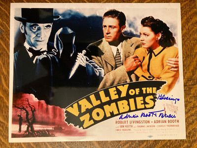 Adrian Booth Brian Valley Of The Zombies Autographed Signed Photo | eBay