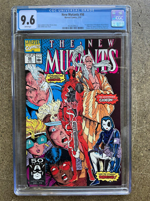 New Mutants #98 CGC 9.6 White Pages 1st App Deadpool Marvel Comics 1991 ...