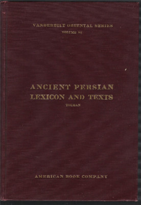 Ancient Persian Lexicon And Texts | eBay