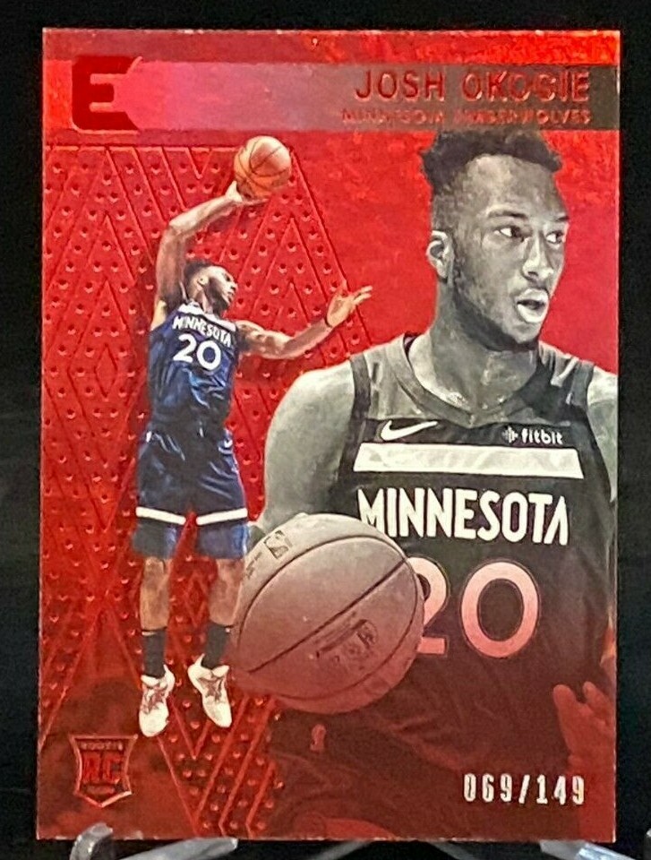 2018-19 Chronicles Essentials Red #222 Rookie Josh Okogie Timberwolves ...