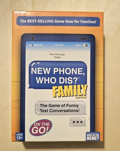 NEW PHONE, WHO DIS? Playing Card Game Family Edition On The Go! | eBay