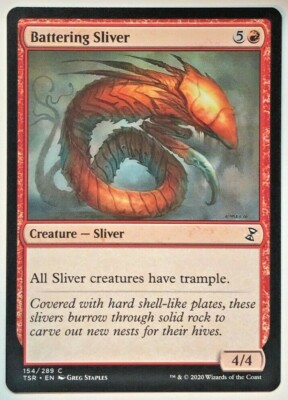 MTG Battering Sliver Time Spiral Remastered 154/289 Regular Common | eBay
