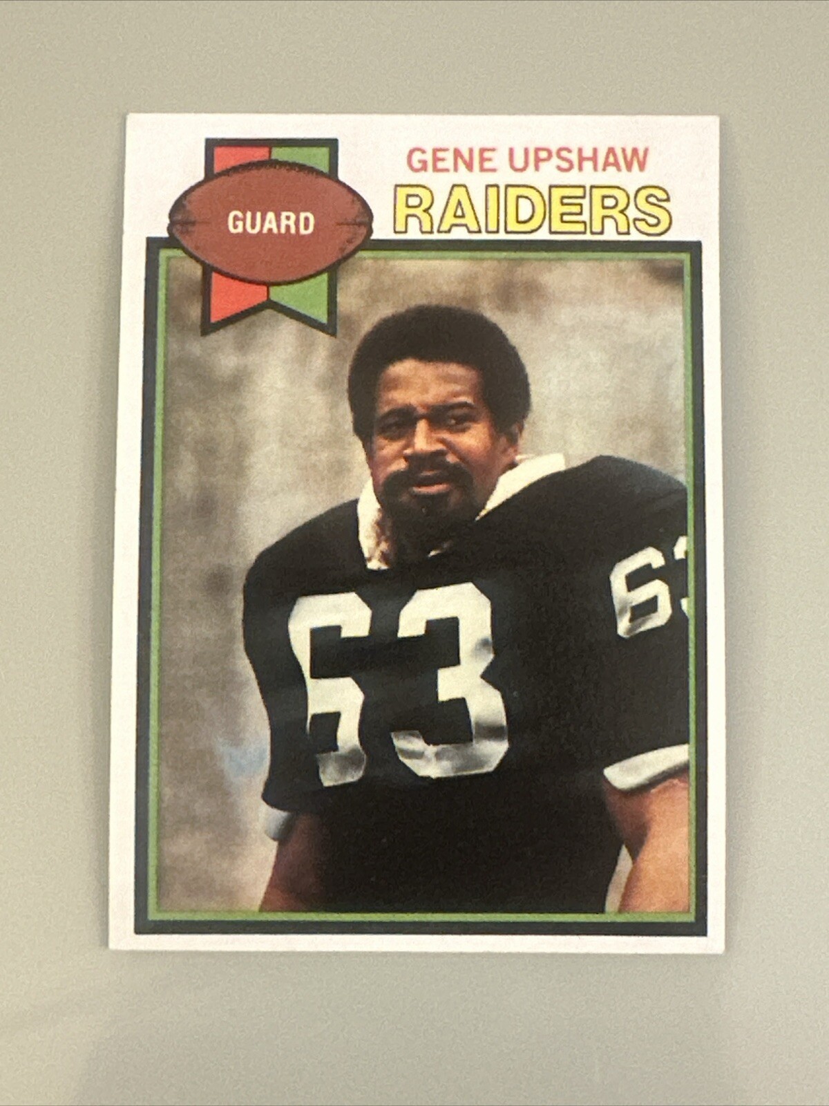 Vtg 1979 Topps #260 EUGENE UPSHAW Oakland Raiders G NFL HOF NFLPA Prez ...
