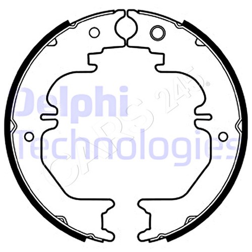 Brake Shoe Set DELPHI Fits TOYOTA LEXUS Land Cruiser 100 80 Lx 90-08 ...