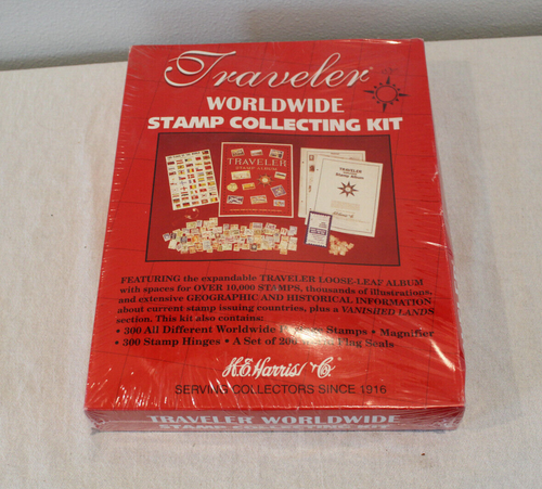 H.E. Harris Traveler Worldwide Stamp Album Collecting Kit - Sealed | eBay