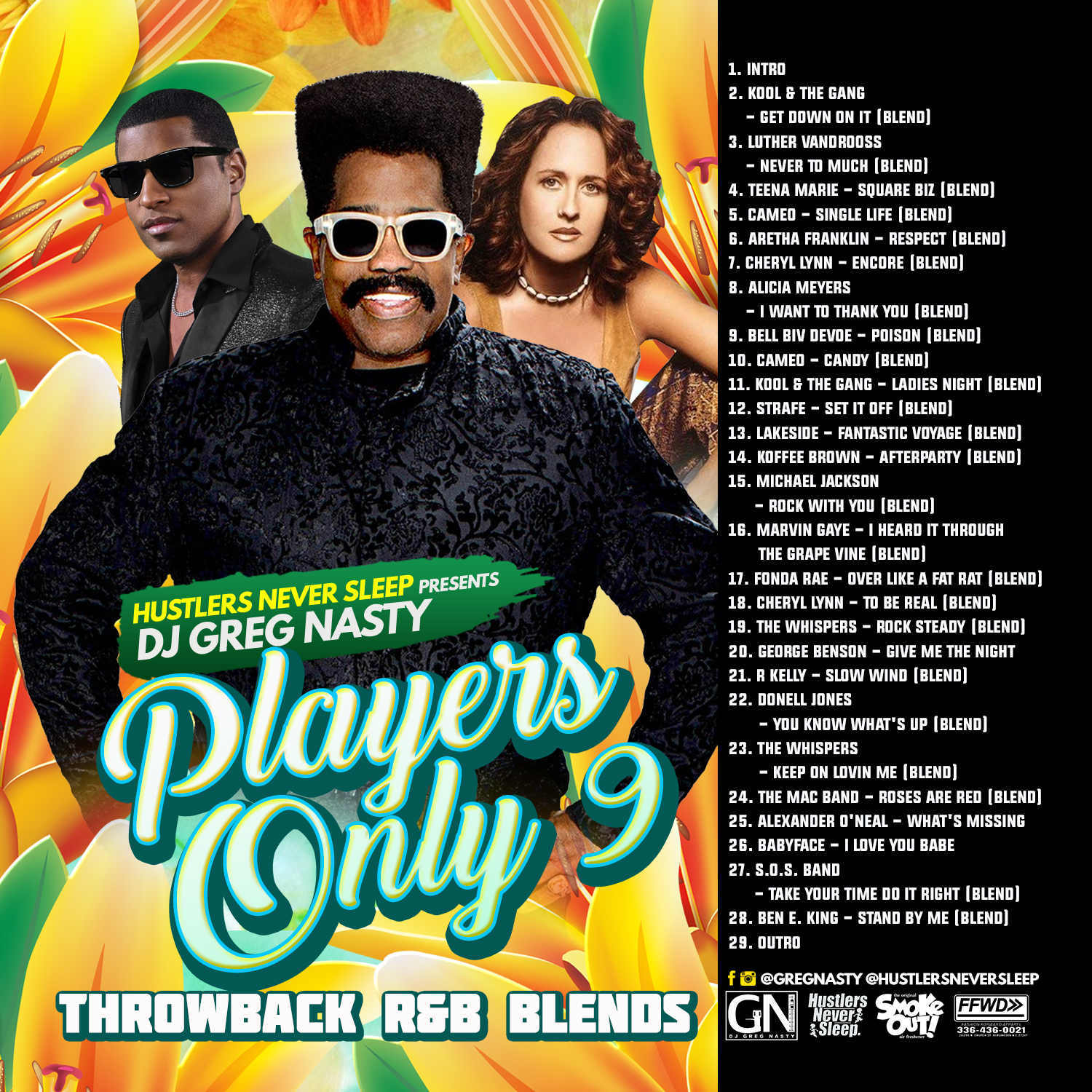 Dj Greg Nasty - Players Only 9 (Throwback R&B Blends) | eBay