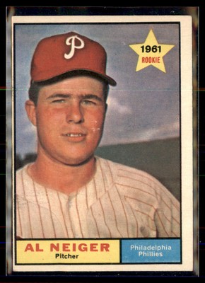 1961 Topps #202 Al Neiger VG-VG+ | eBay