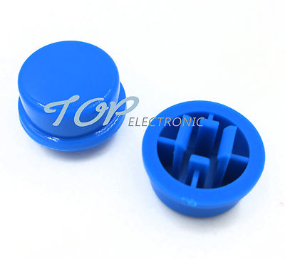 100pcs Blue Round Tactile Button Caps For 12×12×7.3mm Tact Switches | eBay