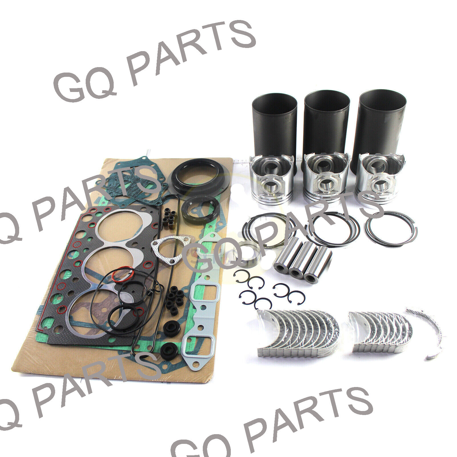 For Komatsu 3D95S 3D95 3D95S-W-1 Overhaul Rebuild Kit Engine PC50-UU-1 ...