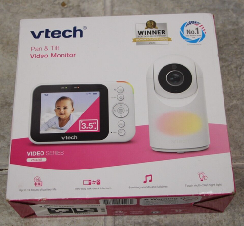NEW Vtech Pan & Tilt Video Monitor And Camera 3.5” Monitor Video Series ...