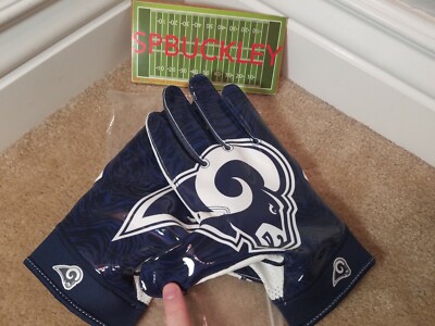 NIKE SUPERBAD 4.5 NFL L.A. RAMS #30 TODD GURLEY PADDED FOOTBALL GLOVES ...