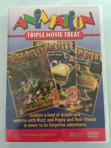 BUZZ & POPPY VOL1 & 2 & 3 DVD in VGC | eBay Australia