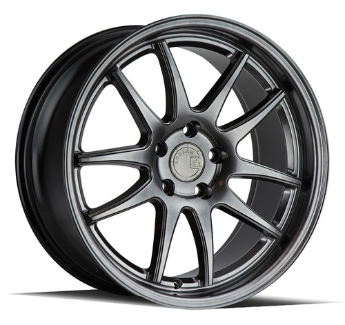 18x8.5 Aodhan DS02 DS2 5x114.3 35 Hyper Black Wheels Rims Set(4) 73.1 ...