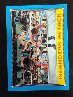 1987 Topps WWF Islanders Attack #30 Haku & Tama Wrestling WWE | eBay