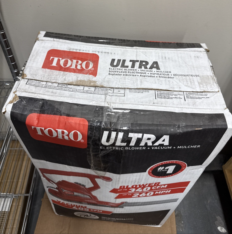 Toro 51619 Ultra Electric Blower+Vacuum+Mulcher 260MPH - P1-25 | eBay