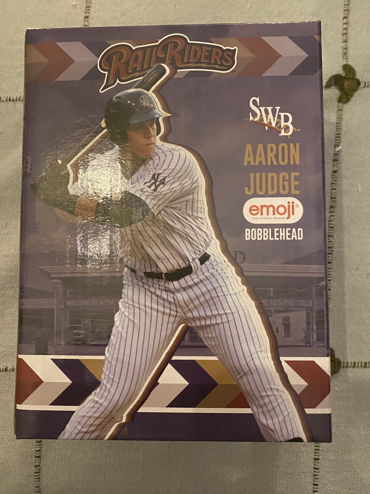 Scranton Rail Riders Aaron Judge SGA Emoji Bobblehead 6/22 SWB MIB ...