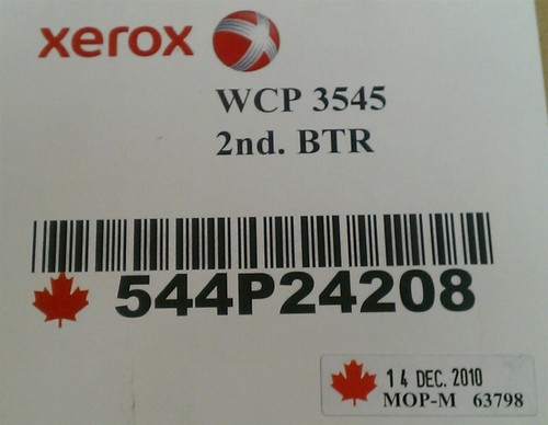 XEROX 544P24208 059K06352 WCP 3545 2nd BTR Xerox | eBay