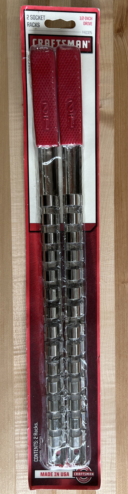 Vintage Craftsman Socket Holder Rack Rail 1/2" USA NOS Old Stock 41325 ...