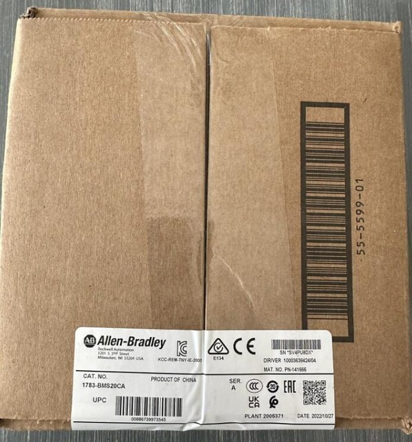 Allen Bradley 1783-bms20ca /a Pkg 2013 Stratix 5700 Managed Switch for ...