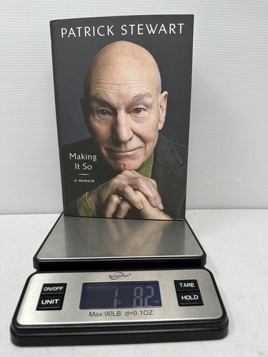 Patrick Stewart - Making It So Autographed Hardcover Memoir Book Signed ...