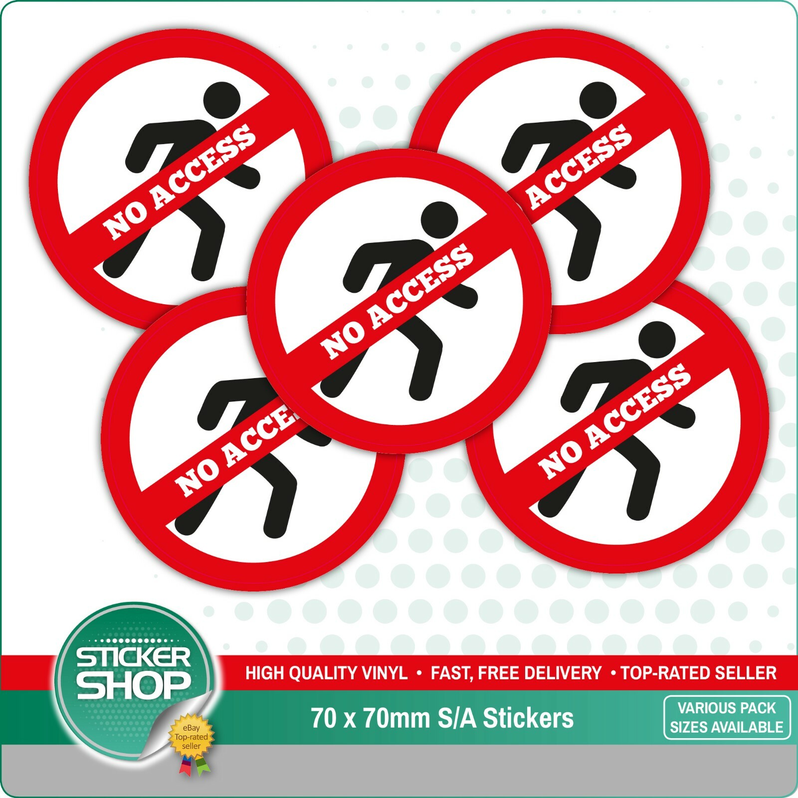 Various Self Adhesive Business Stickers Company Taxi HGV PSV Van Hotel ...