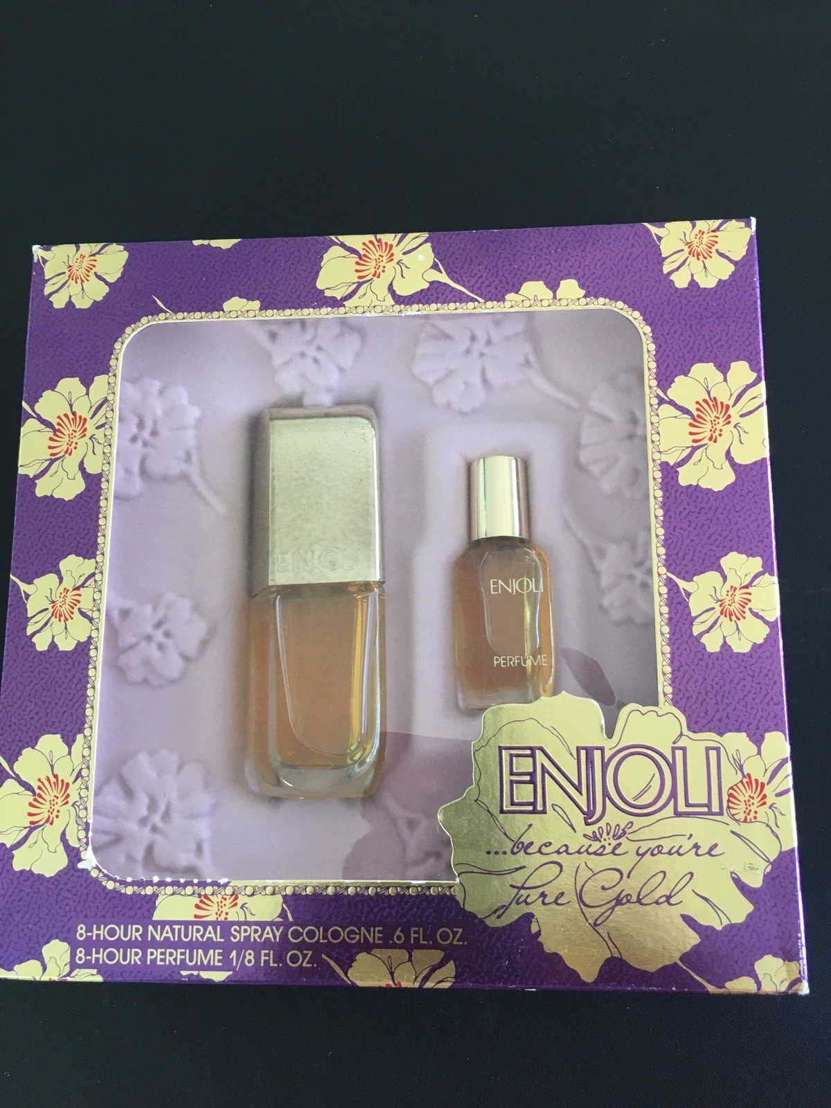 CHARLES OF THE Ritz Enjoli 8 Hour Spray 6 OZ COLOGNE + Pure Perfume 1/8 ...