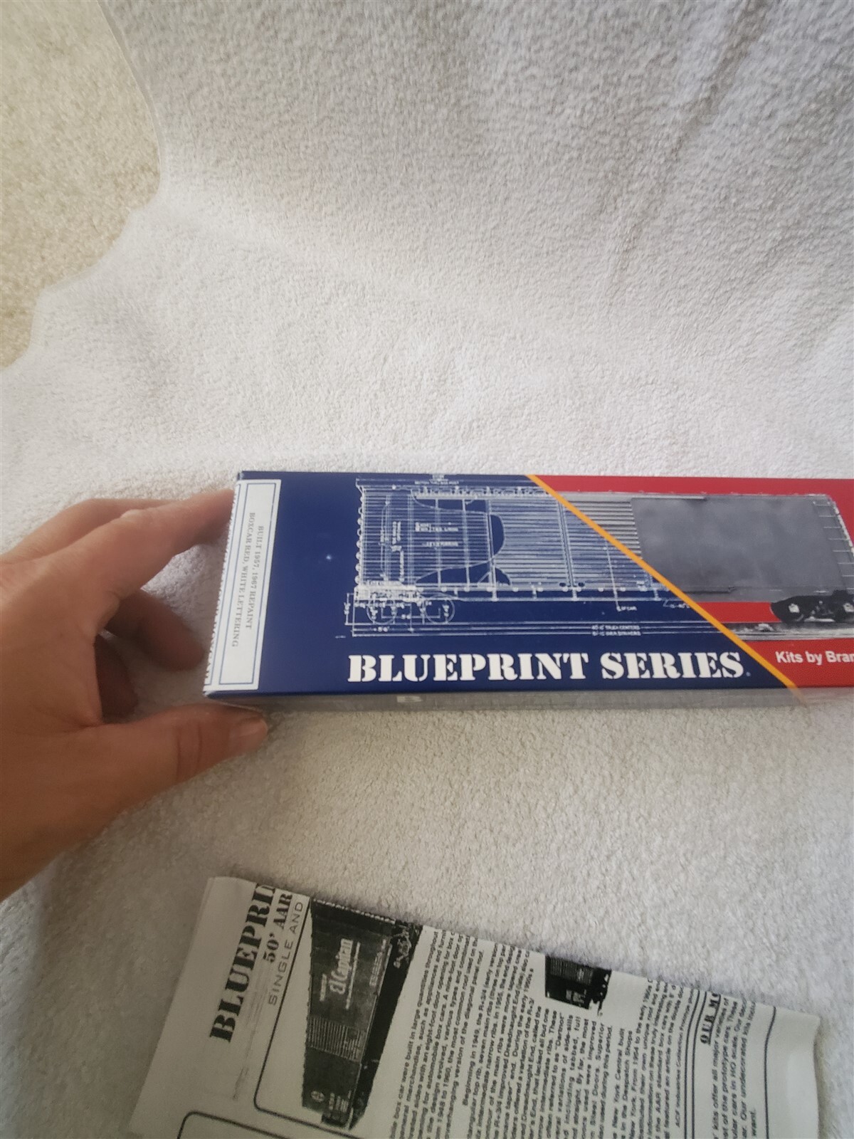 Branchline Blueprint HO Train Kit NOT BUILT 50' Boxcar Chesapeake ...