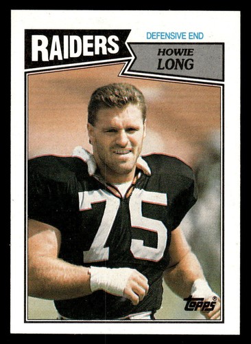 Howie Long 1987 Topps #220 Los Angeles Raiders | eBay