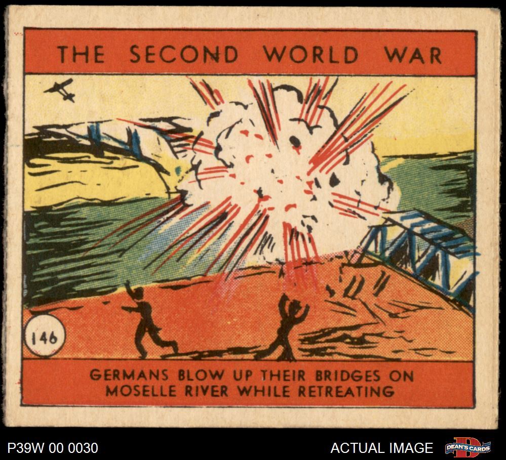 1939 R126 Second World War #146 Germans Blow Up Their Bridges 5 - EX | eBay