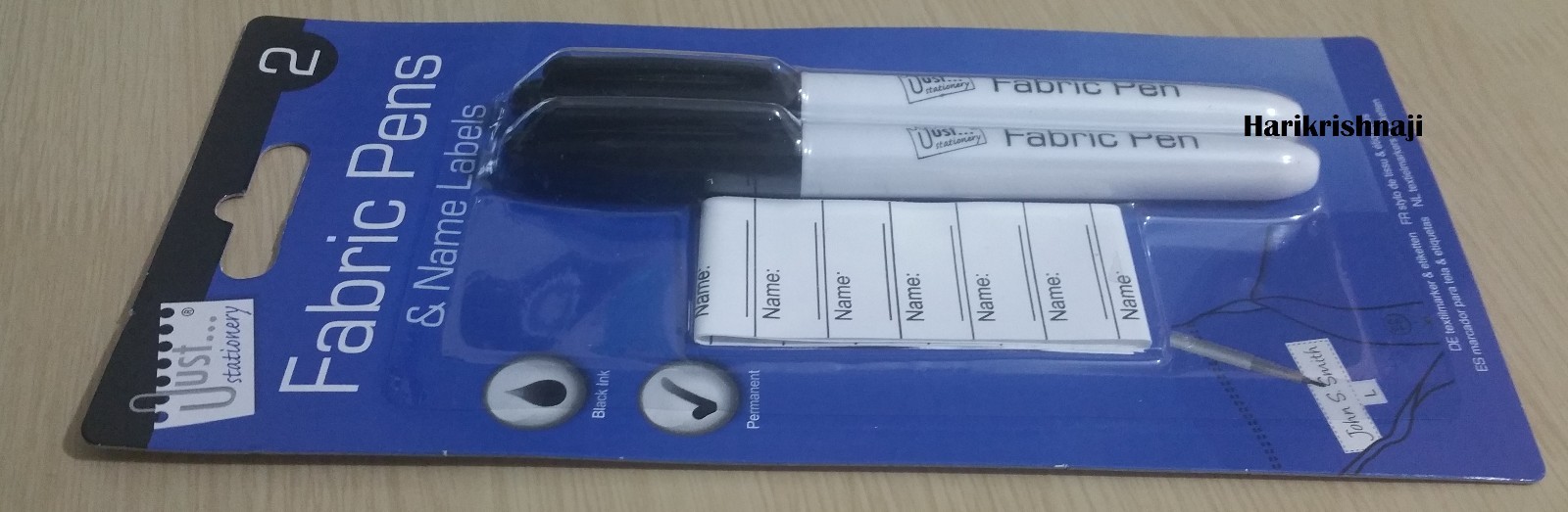 Fabric Pens Permanent Marker Laundry Pen Markers School Uniform Labels ...